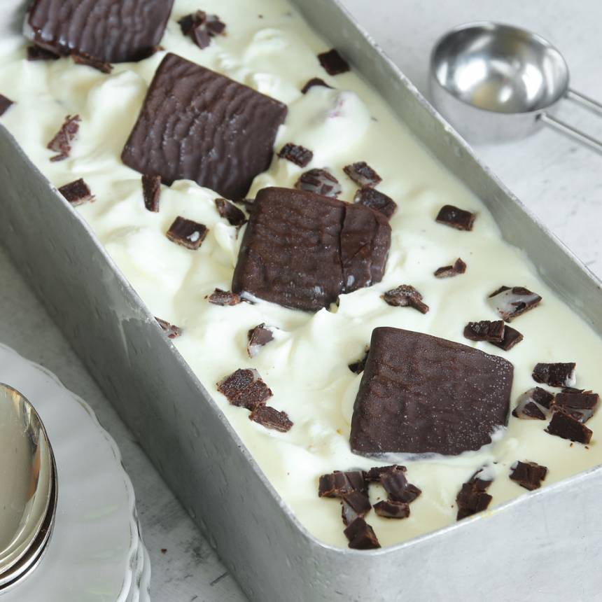 Krämig After Eight-glass - Lindas Bakskola & Matskola