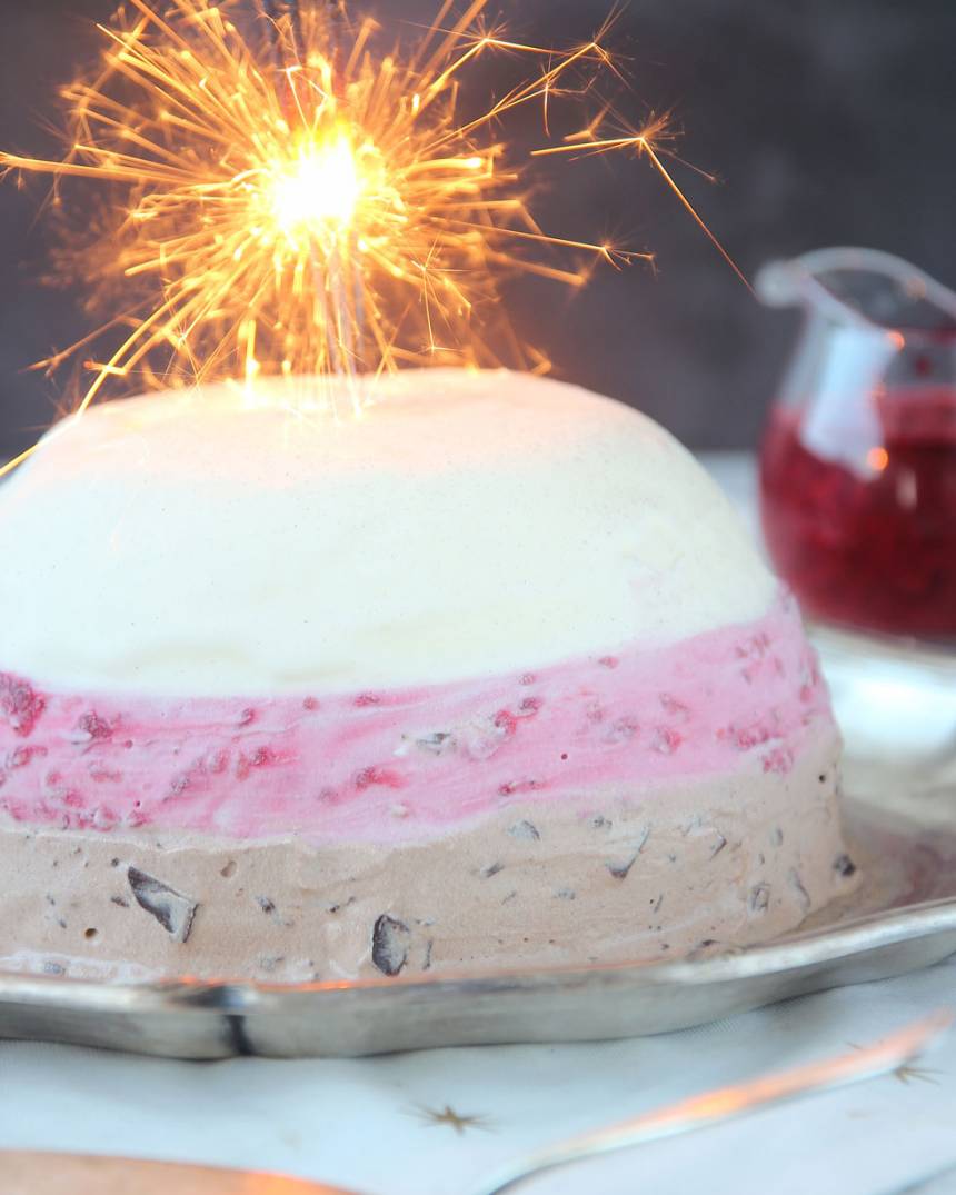 Glassbomb med tre smaker - Lindas Bakskola & Matskola