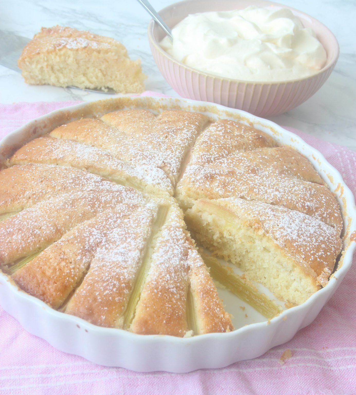 Rabarberpaj recept - Lindas Bakskola & Matskola