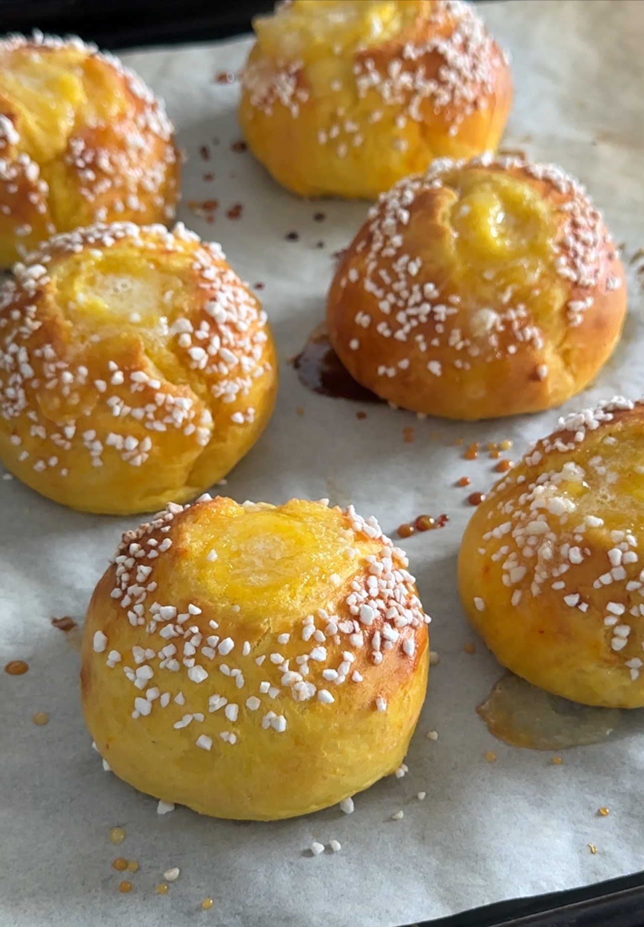 Saffransbullar med smörgömma - Lindas Bakskola & Matskola