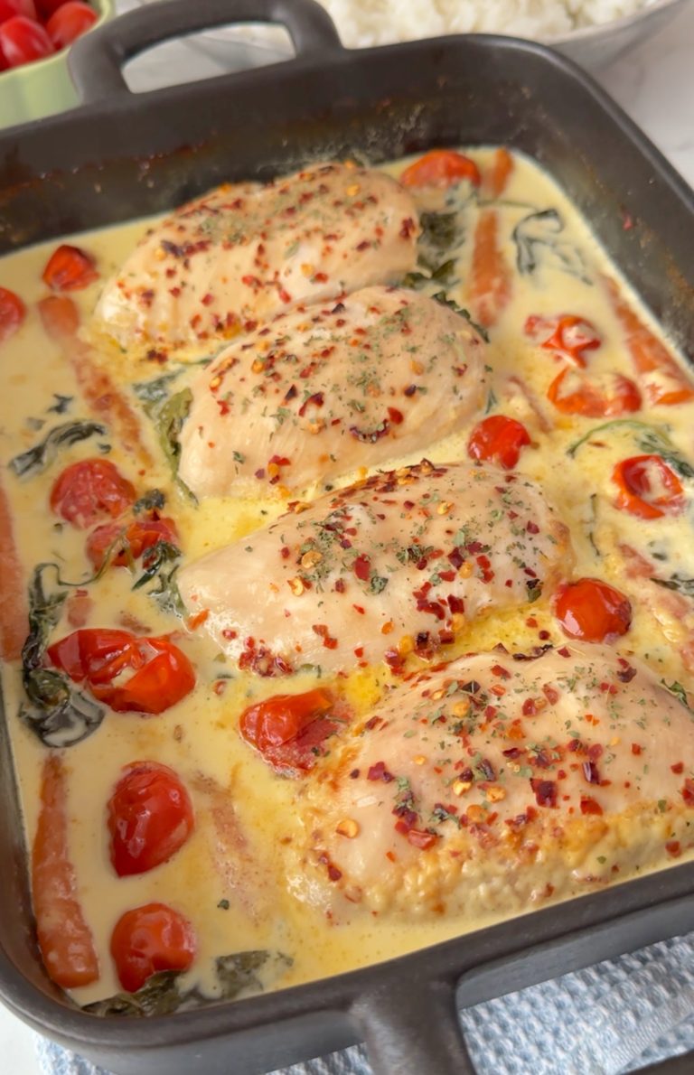 Kycklingfilé i sås och ugn - Lindas Bakskola & Matskola