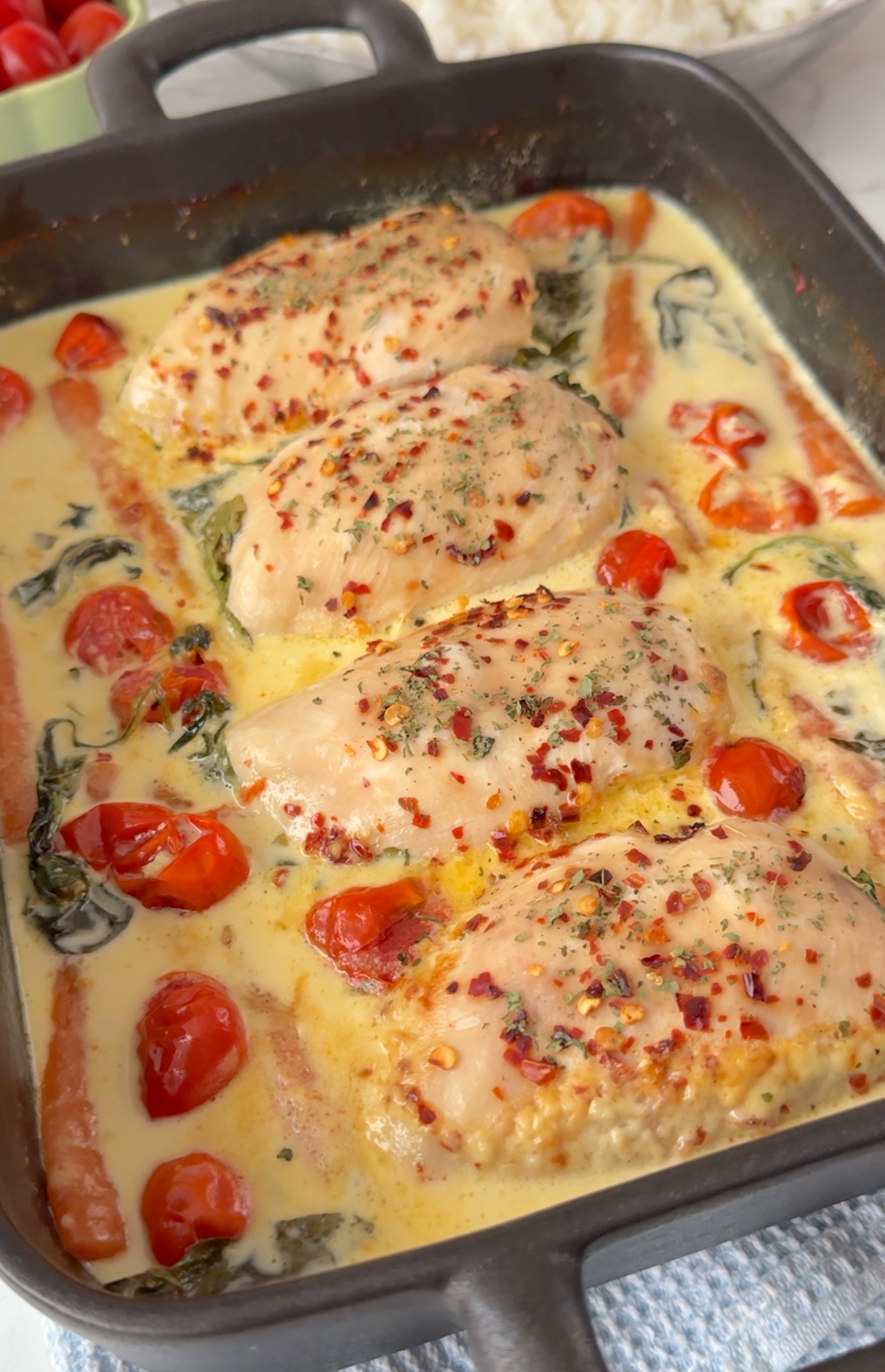 Kycklingfilé i sås och ugn - Lindas Bakskola & Matskola