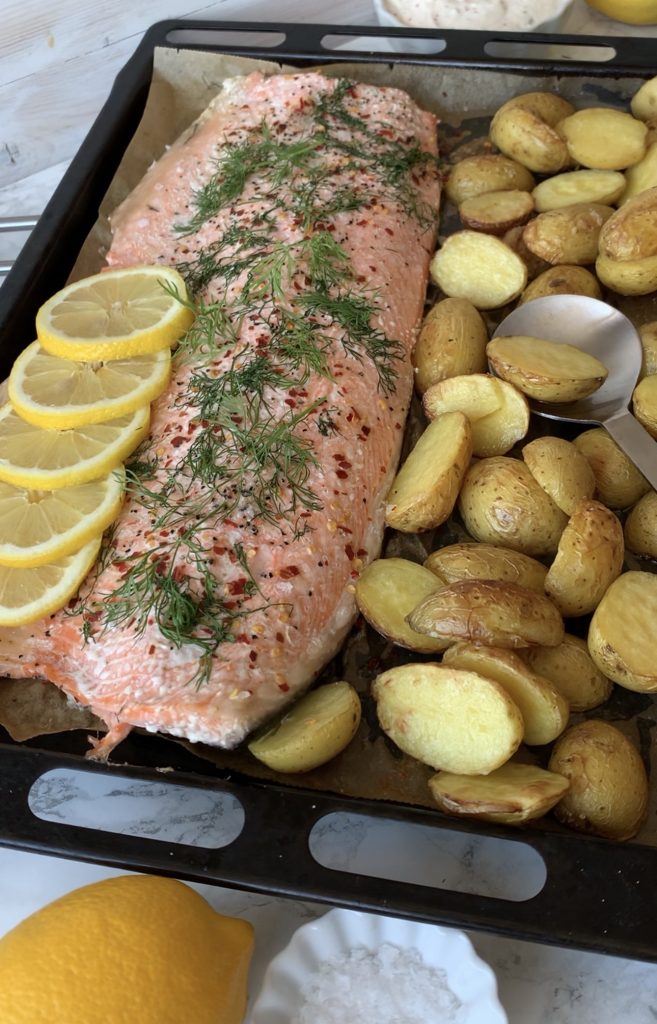 Lax & potatis i ugn - Lindas Bakskola & Matskola